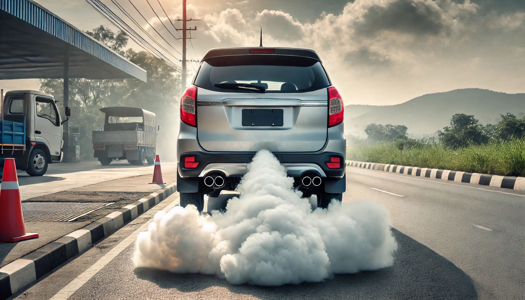 Does A Bad Catalytic Converter Change The Color Of The Exhaust Smoke?